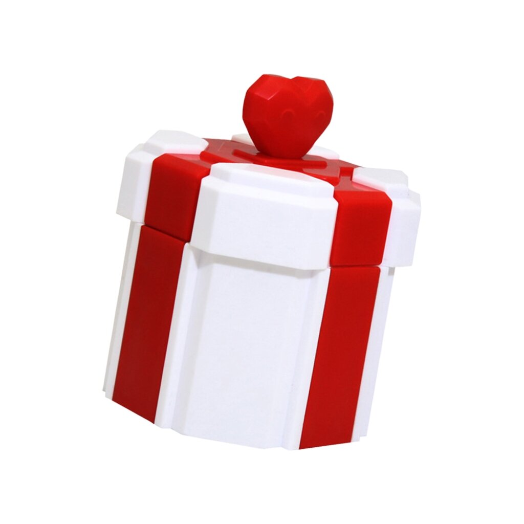 Креативная подарочная Коробка с бантом Для любви apple Box Decoration Украшения Подарочных Принадлежностей Рождественская Коробка-Восьмиугольная Белая