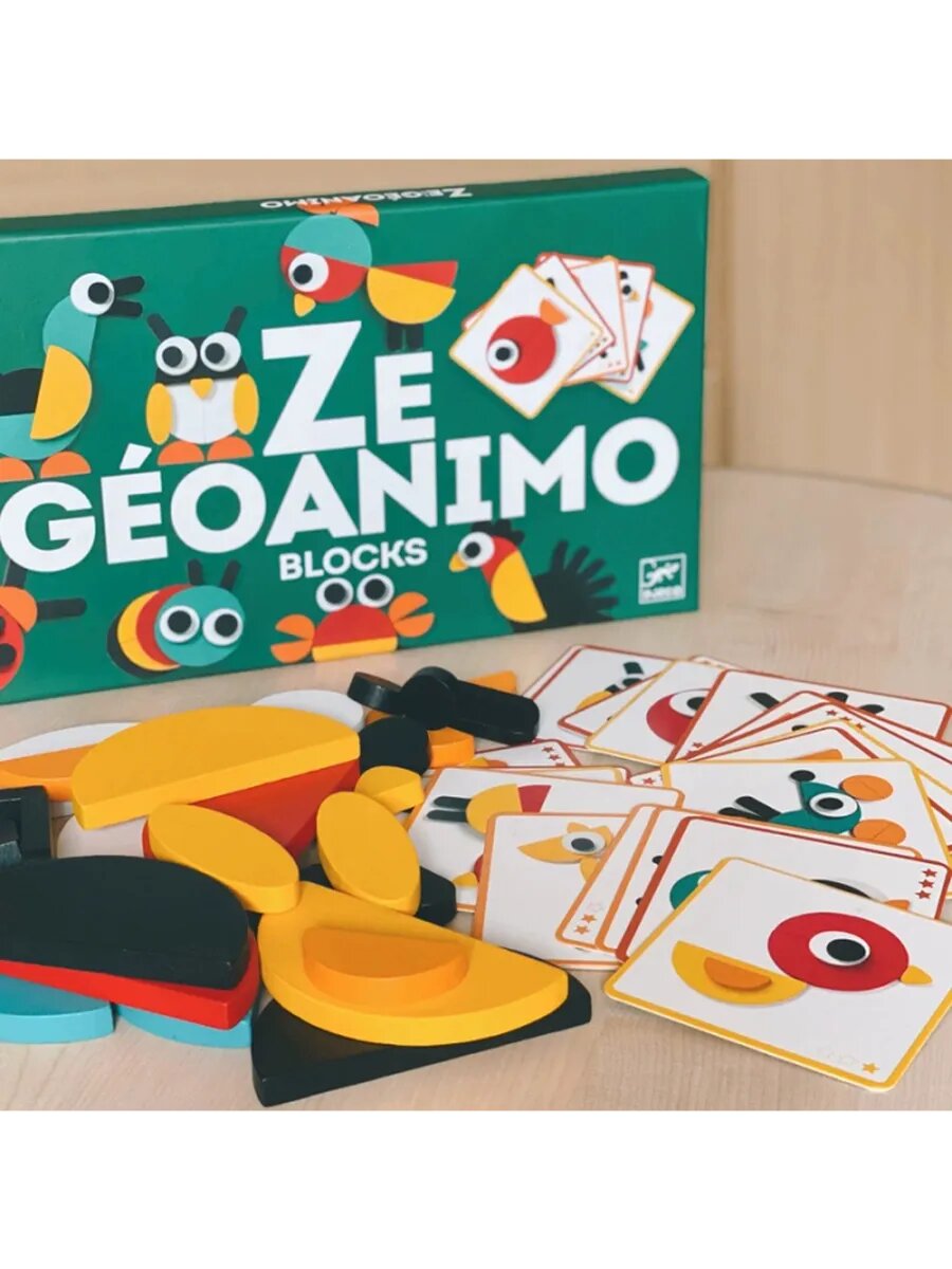 Кубики-конструктор Djeco Глазки, 3+ (29 эл.)