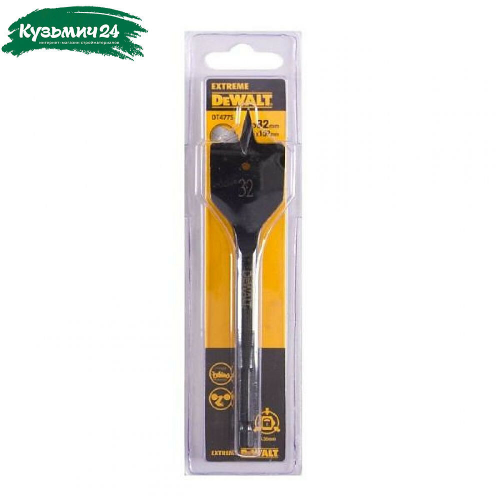 Сверло перьевое DeWALT DT4775 32х152мм