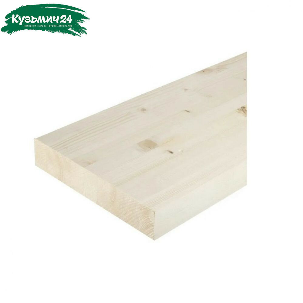 Тетива прямая, Сосна 50х250х2500 мм, деревянная, для лестницы, 1 шт.