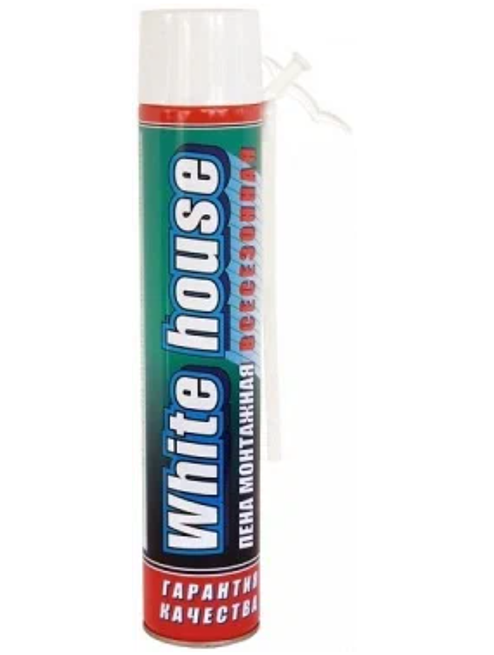Пена Монтажная White House 750мл Всесезонная, Бытовая.