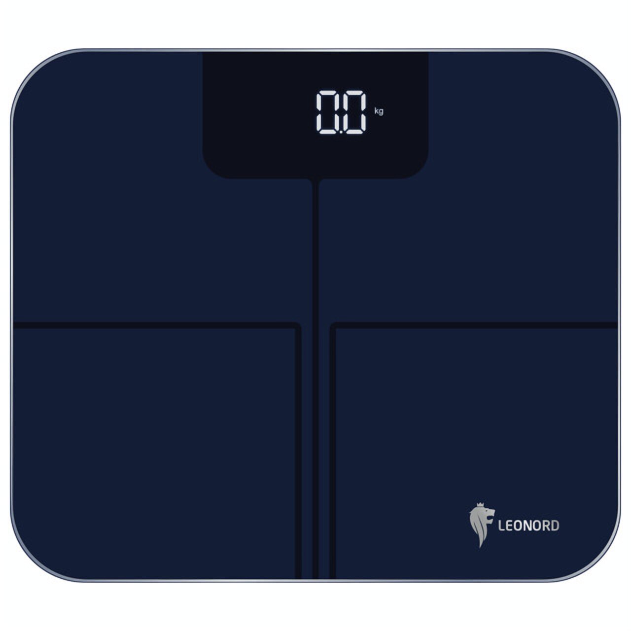 Весы напольные LEONORD LE-1215, сенсорное управление, до 180 кг, стекло, черные