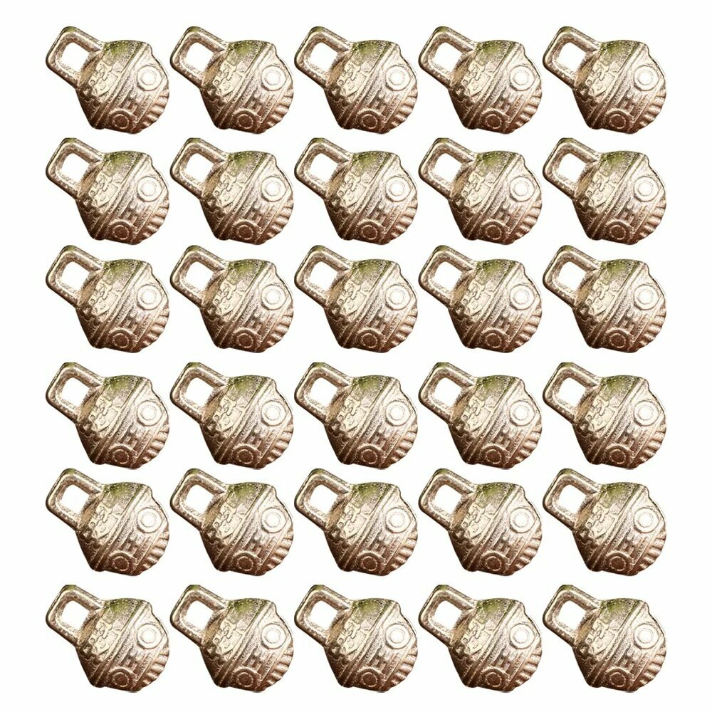 Колокольчики Из Меди, 30 Штук, С Тигровым Узором, Для Создания Украшений И Ветряных Колокольчиков
