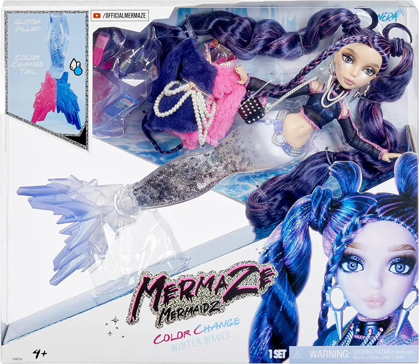Кукла MGA MERMAZE MERMAIDZ Baez Русалка, игрушка-наряжалка для девочек（Riviera ）