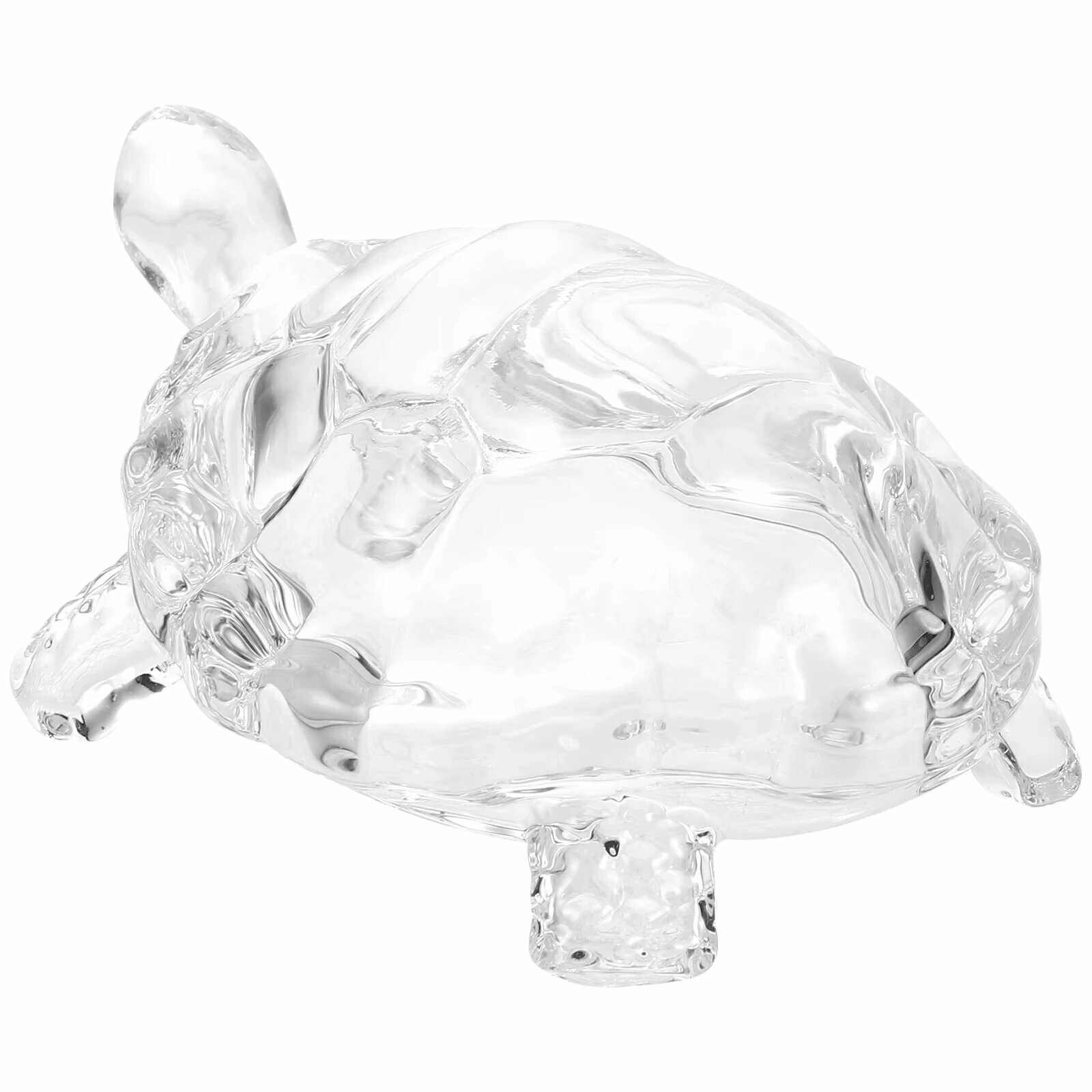 Хрустальный орнамент черепахи, мини-статуя черепахи, счастливый орнамент, подходит для украшения стола домашнего офиса, украшения дома