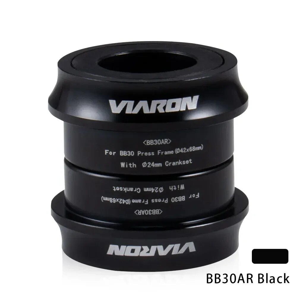 Адаптер BB30 на 24 мм BOLANY черный/красный Черный, BB30AR Black