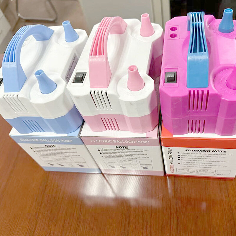 Электрическая насосная машина, воздушный насос, электрический инструмент для надувания шаров, насос с двойным отверстием для шаров, для дня рождения и мероприятий