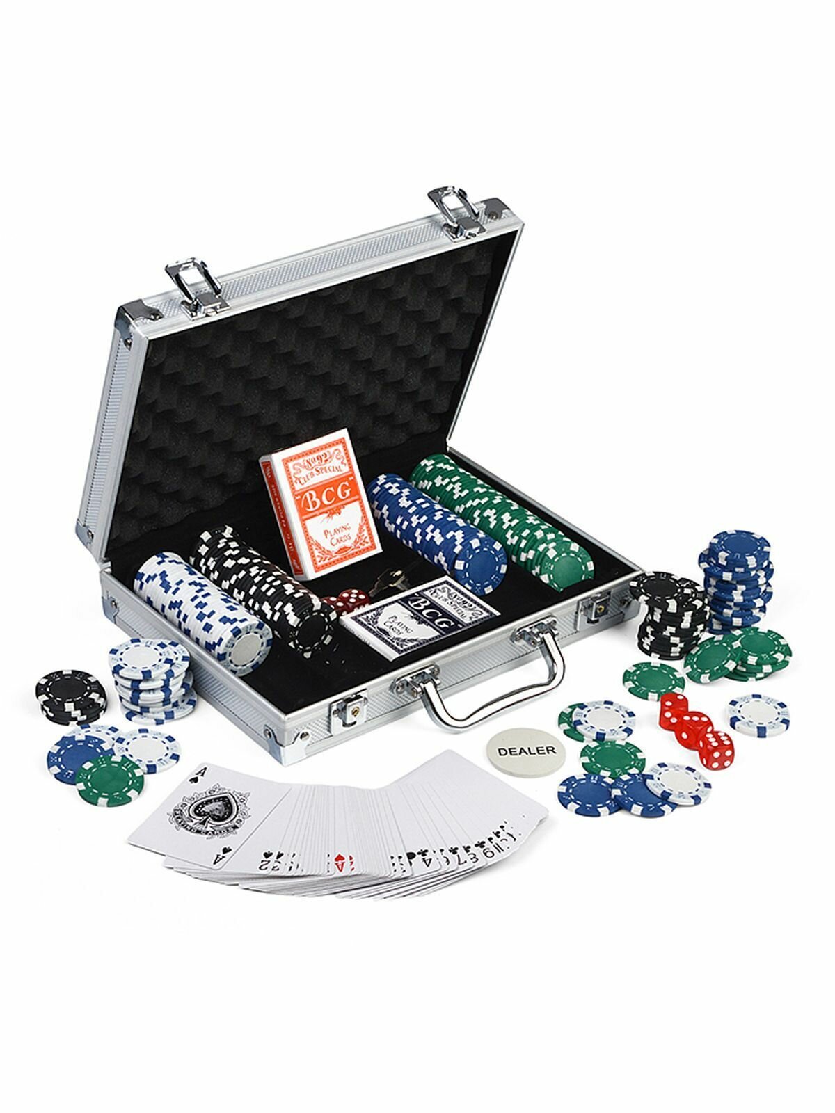 Набор для игры в покер 200 фишек (00-4950)