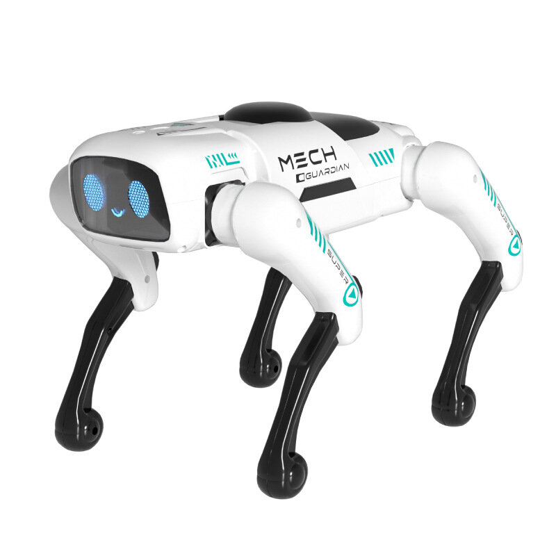 Собака робот AI, умный питомец, robot dog, подарок на день рождения, белый