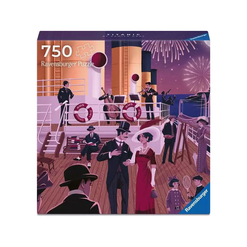 Пазл Ravensburger 750 Искусство и душа: Титаник, арт.01544, классический