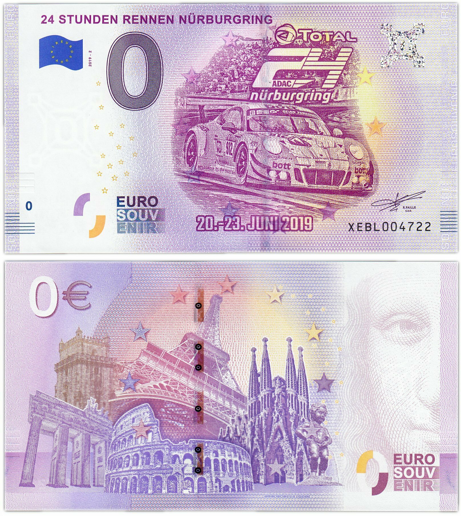 0 евро euro "Гонка "24 часа Нюрбургринга" 2019 2-серия XE BL-2