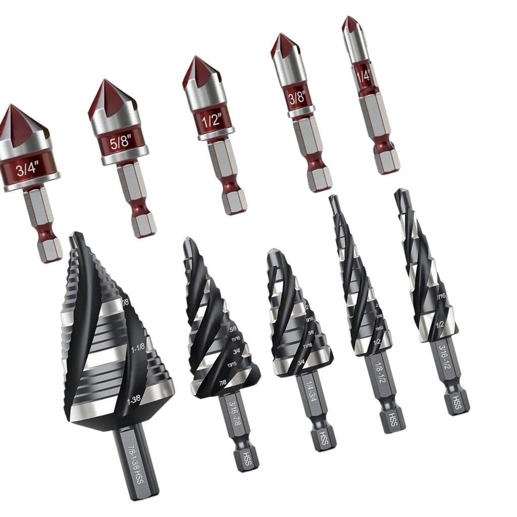 Набор битов с конической зенковкой Мулти размера превосходен для деревообработки и металлообработки