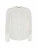 Блуза JUCCA Buttoned blouse, размер 42, бежевый/белый