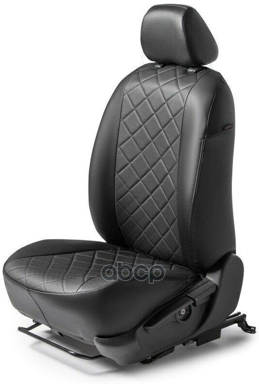 Авточехлы (задняя спинка цельная, рисунок Ромб) Rival арт. SC.5803.2