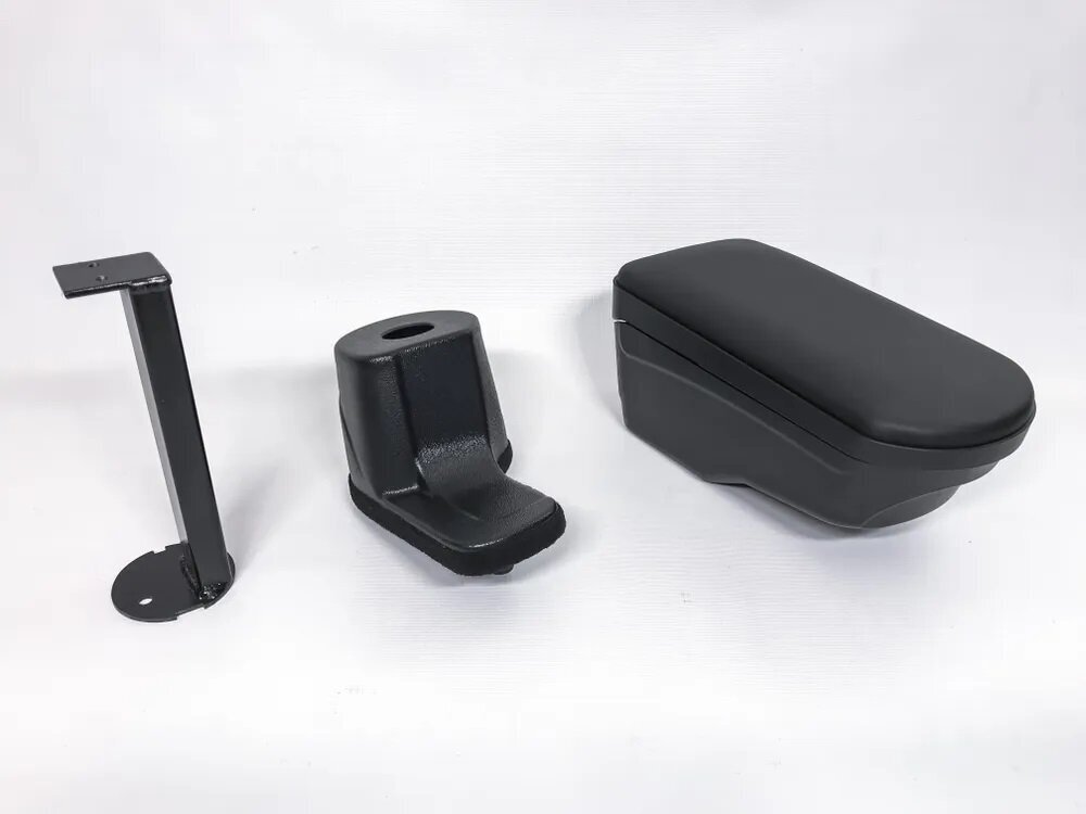 Подлокотник "ArBox 2" Hyundai Solaris II (Хендай Солярис 2 с 2017г. в.-н. в.) Черная Эко-кожа