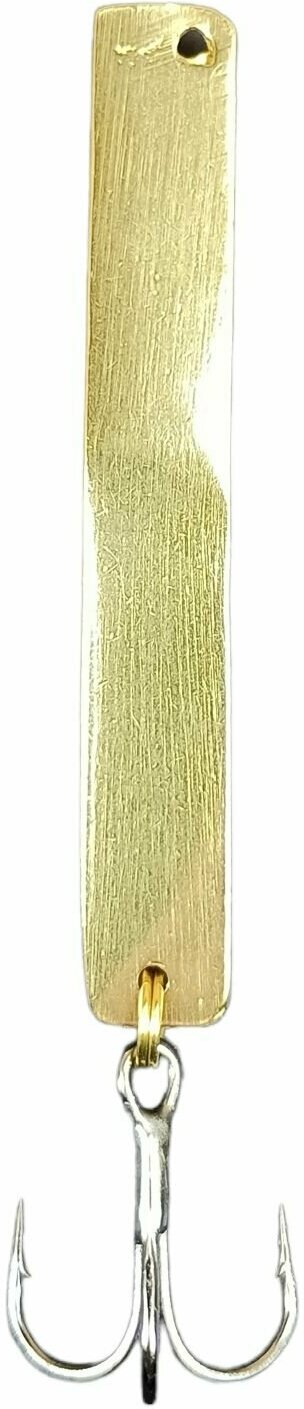 Блесна 'Golden River' - Ромб гладкая, 42 грамм, 72 мм, золотой