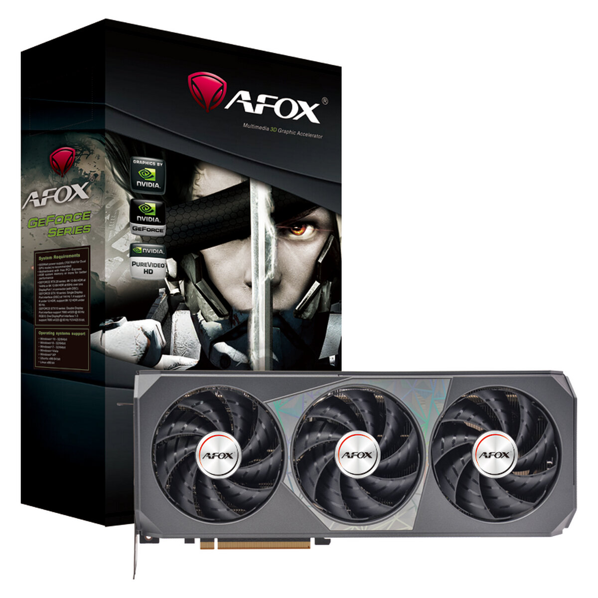 Видеокарта Afox GeForce RTX 4070 12 ГБ ( RTX 4070 GAMING 12GB ), RTL