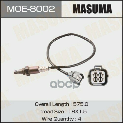 Датчик кислородный (Лямбда-зонд) SUBARU FORESTER 2.5 09-13, LEGACY 2.5 03-09 22641AA360 Masuma арт. MOE-8002