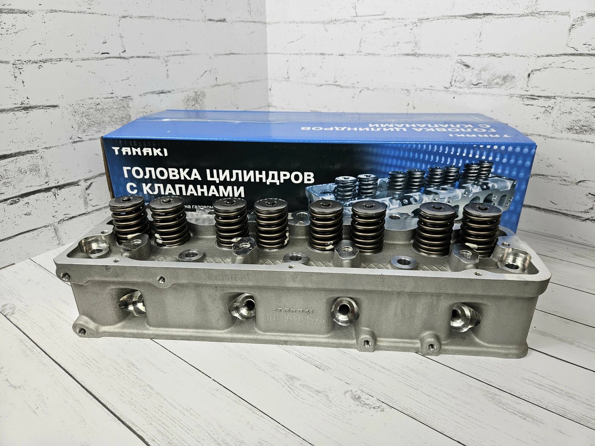 Головка блока ГАЗ дв. 421 с ГБО (Tanaki)