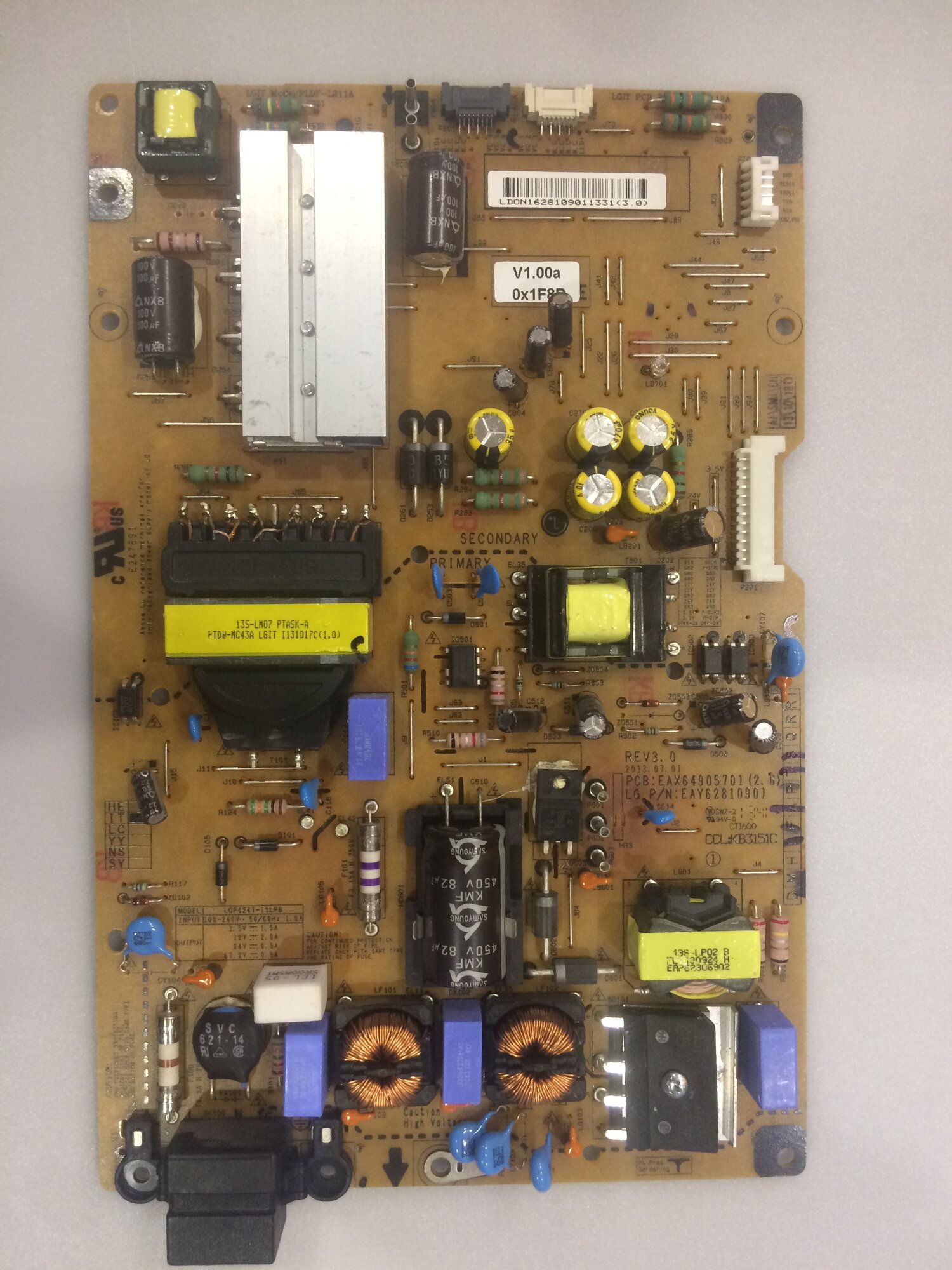 PowerBoard (EAY62810901) для LG 42LA667V Б/У с разбора