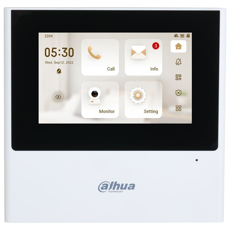 DHI-VTH2611L-WP монитор видеодомофона Dahua