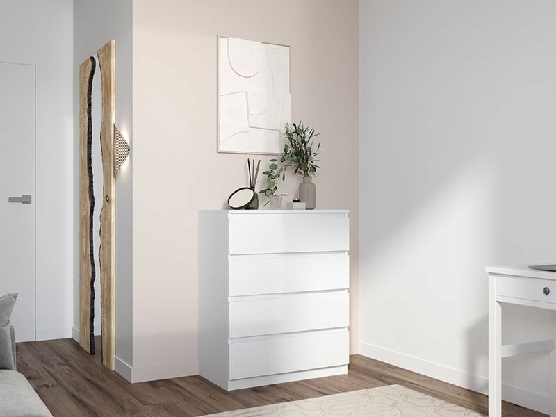 Комод с выдвижными ящиками "Челси" 80х100х45 Белый