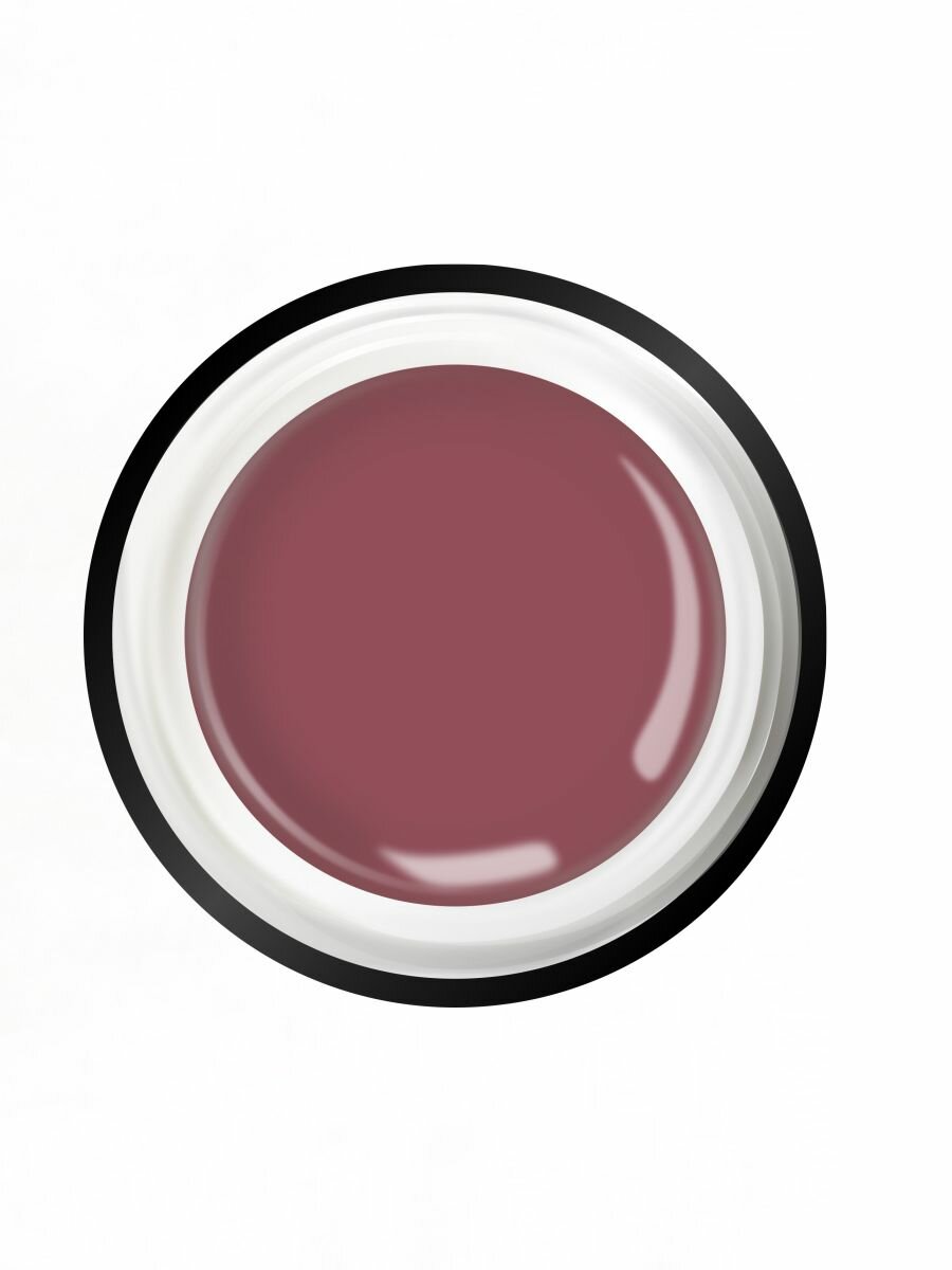 Nail Club Гель-краска с липким слоем темный розовый GO-48 Bubble, 5 мл.