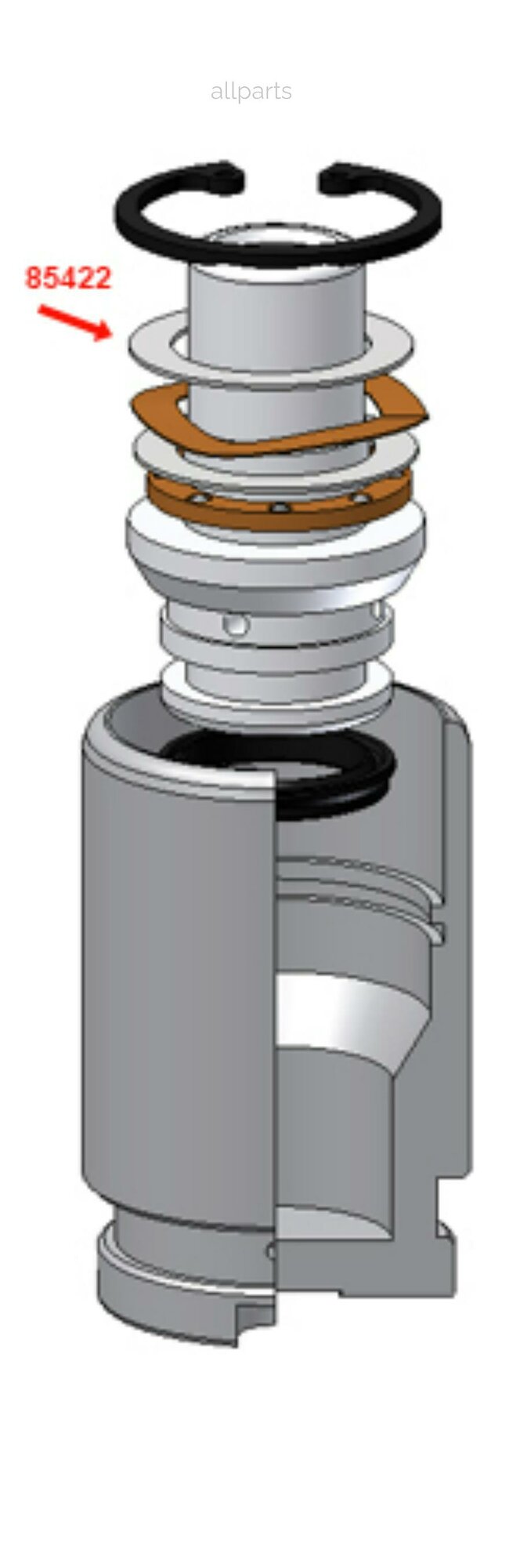 FRENKIT K344801 Поршень суппорта с механизмом