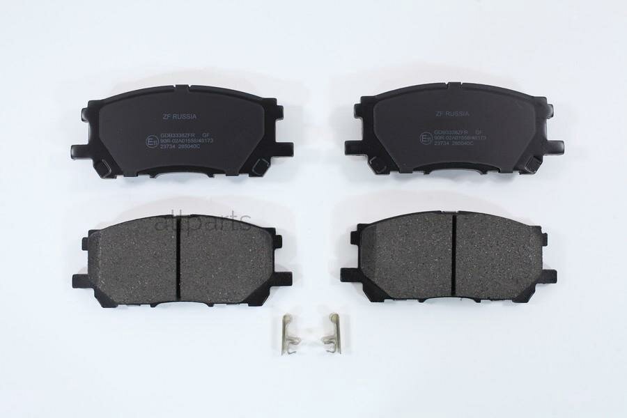 ZF RUSSIA GDB3338ZFR Колодки тормозные передние к-кт