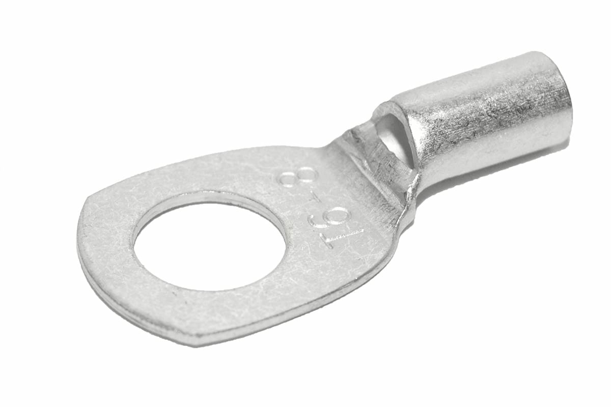 Кабельный наконечник KLR KL-T-00608 с контрольным отверстием 6мм2/М8 3000608