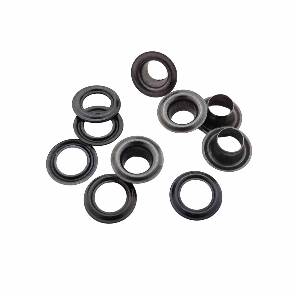 Люверсы 4,6 мм, стальные, чёрный оксид, 100 шт