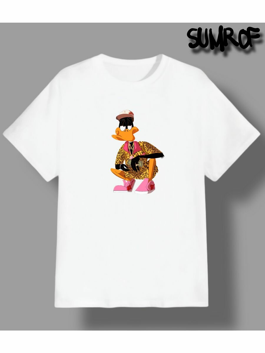 Футболка модная утка луни тюнз