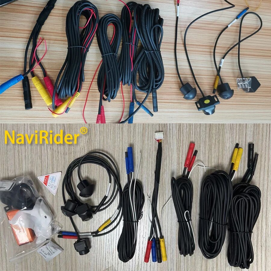 Автомобильная камера 360 p 3D WDR система объемного обзора, 4-канальный видеорегистратор, автомобильная система видеонаблюдения, аксессуары, Android built-in360