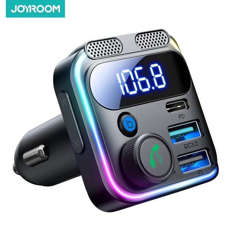 JOYROOM Bluetooth 5.3 FM-передатчик для автомобиля