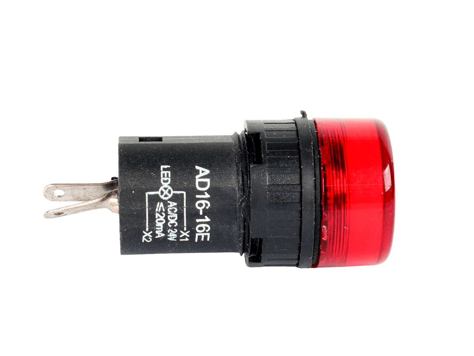 Лампа контрольная 24В красная диодная