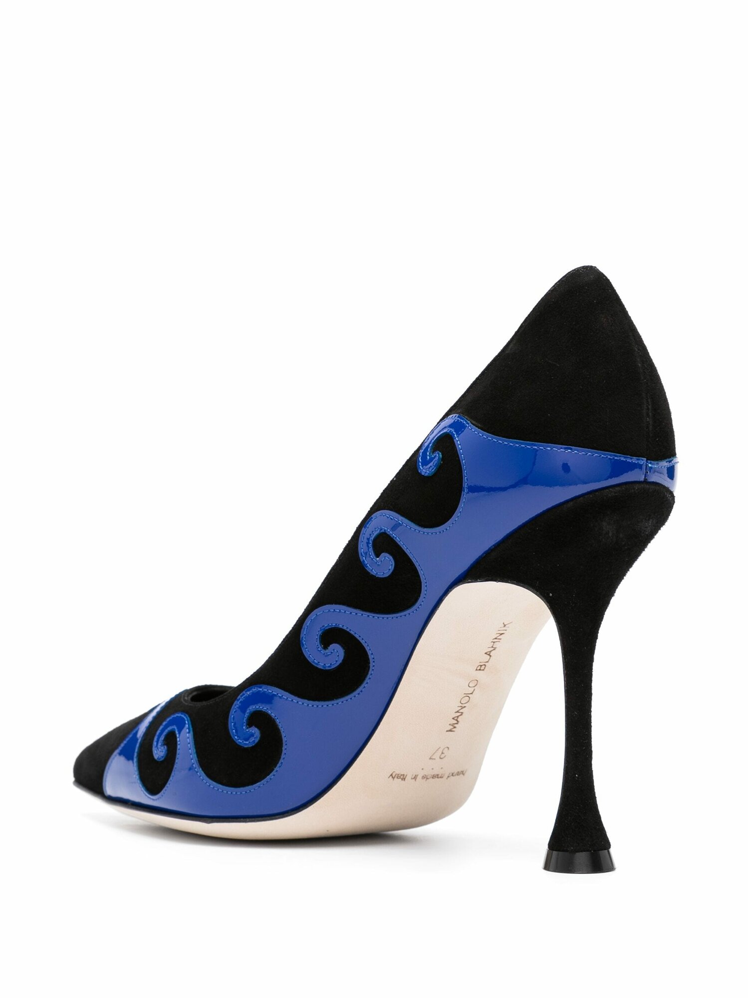 Туфли Manolo Blahnik Kasai 105, размер 36, black/black — фото 1