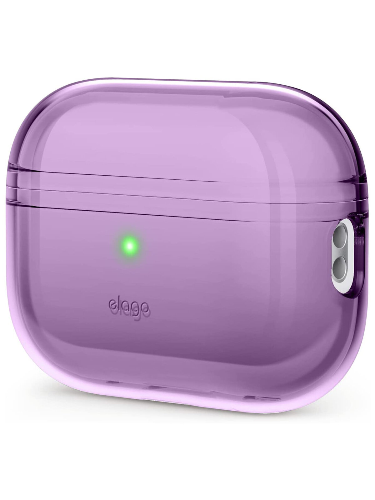 Elago для AirPods Pro 2 чехол Clear case Deep Purple