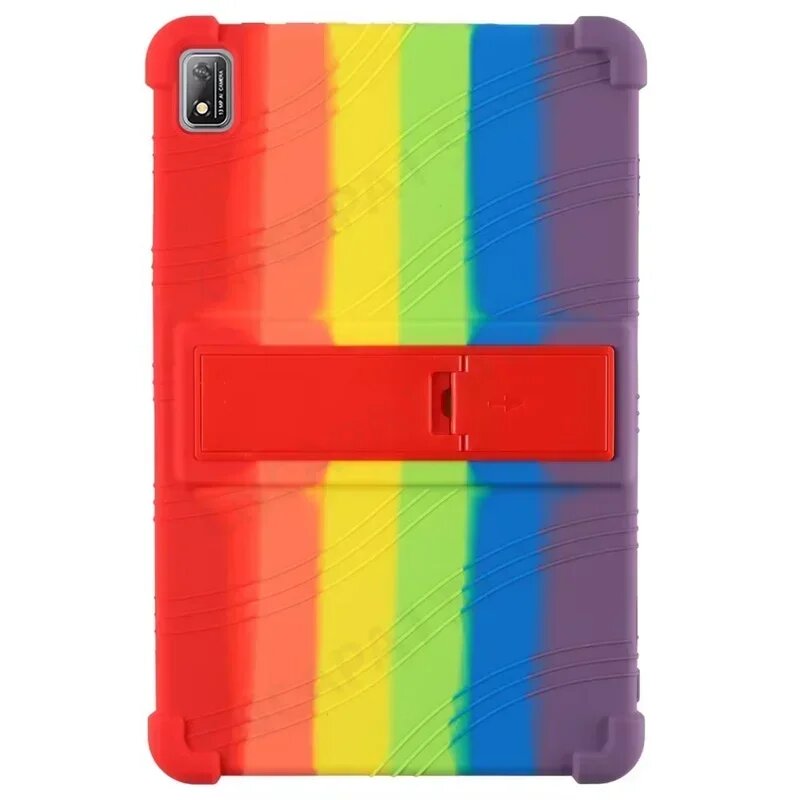 Чехол для Blackview Tab 16 из силикона Rainbow