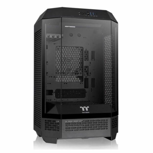 Компьютерный корпус Thermaltake The Tower 300 (CA-1Y4-00S1WN-00) черный - Micro Tower, Micro-ATX, USB 3.2 Gen 1 Type-A