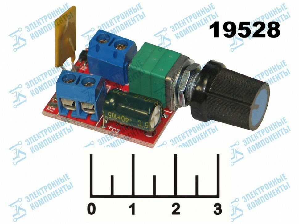 Радиоконструктор регулятор скорости двигателя с ШИМ 5A 3-35V