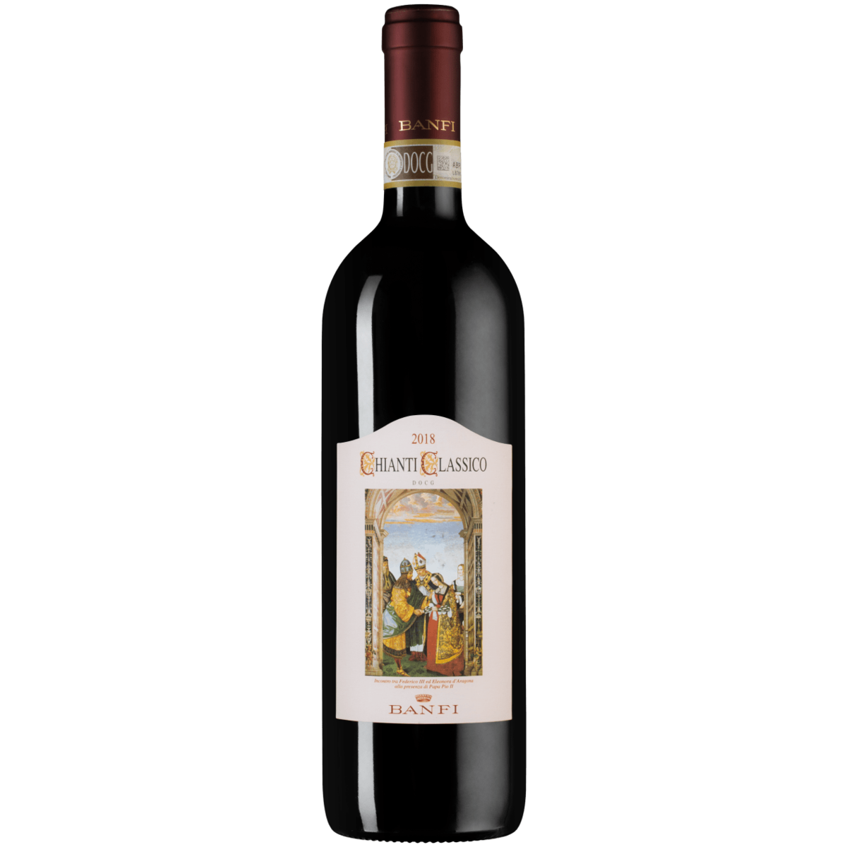 Вино Chianti Classico Castello Banfi, красное, сухое, 0,75 л