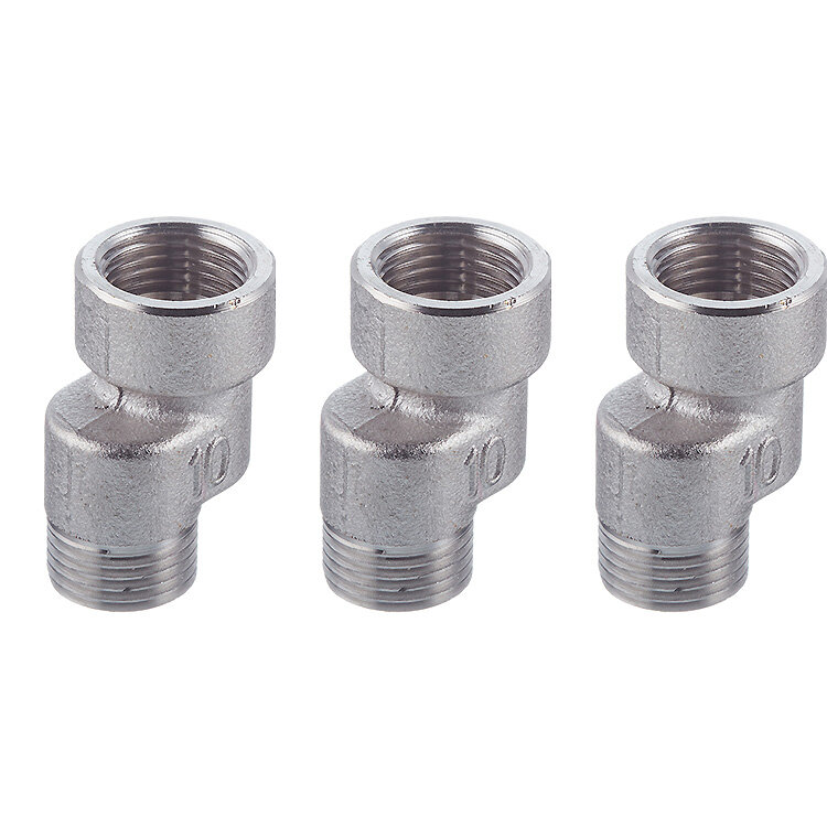 Эксцентрик 1/2 ВР(г) х 1/2 НР(ш) х 10 мм латунный (3 шт.)