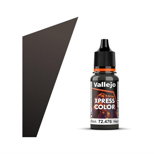 Краска "Game XPress Color" Greasy Black 18ml Vallejo