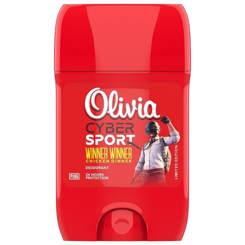 Антиперспирант Olivia Cyber Sport, "Winner Winner", мужской, 50 мл