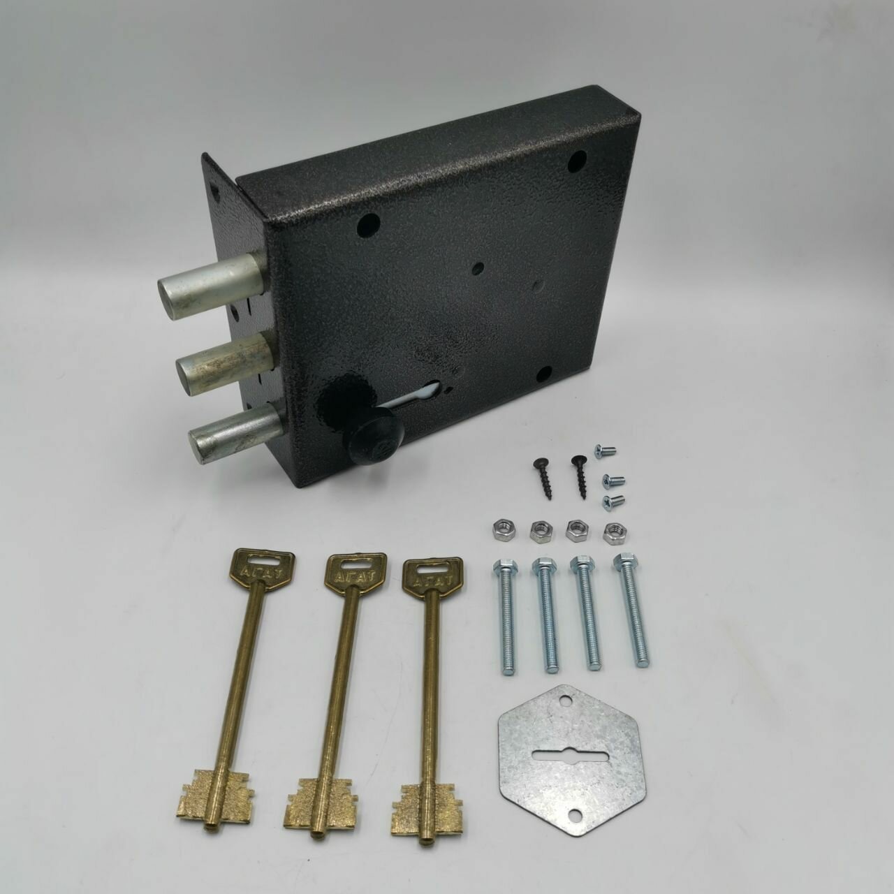 Замок накладной гаражный ЗГС-МШ б/о Агат 3кл