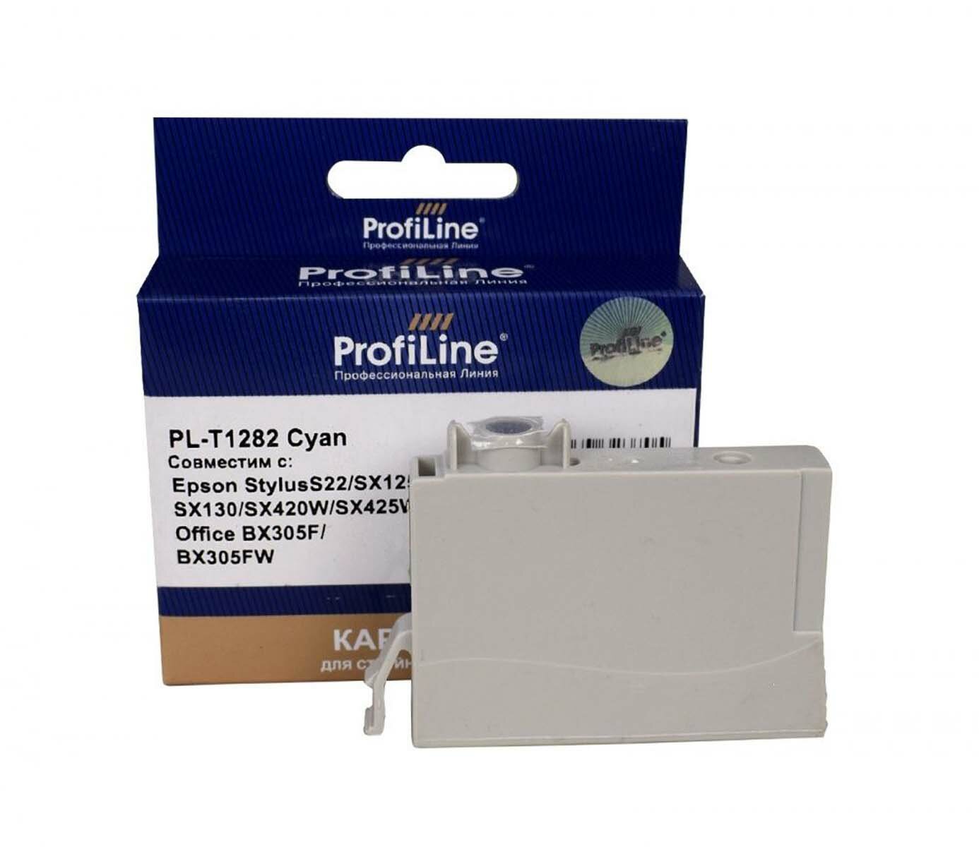 Картридж 1282 для Epson Stylus SX130, SX125, S22, SX230, SX420W, SX235W, SX430W, SX425W ProfiLine голубой