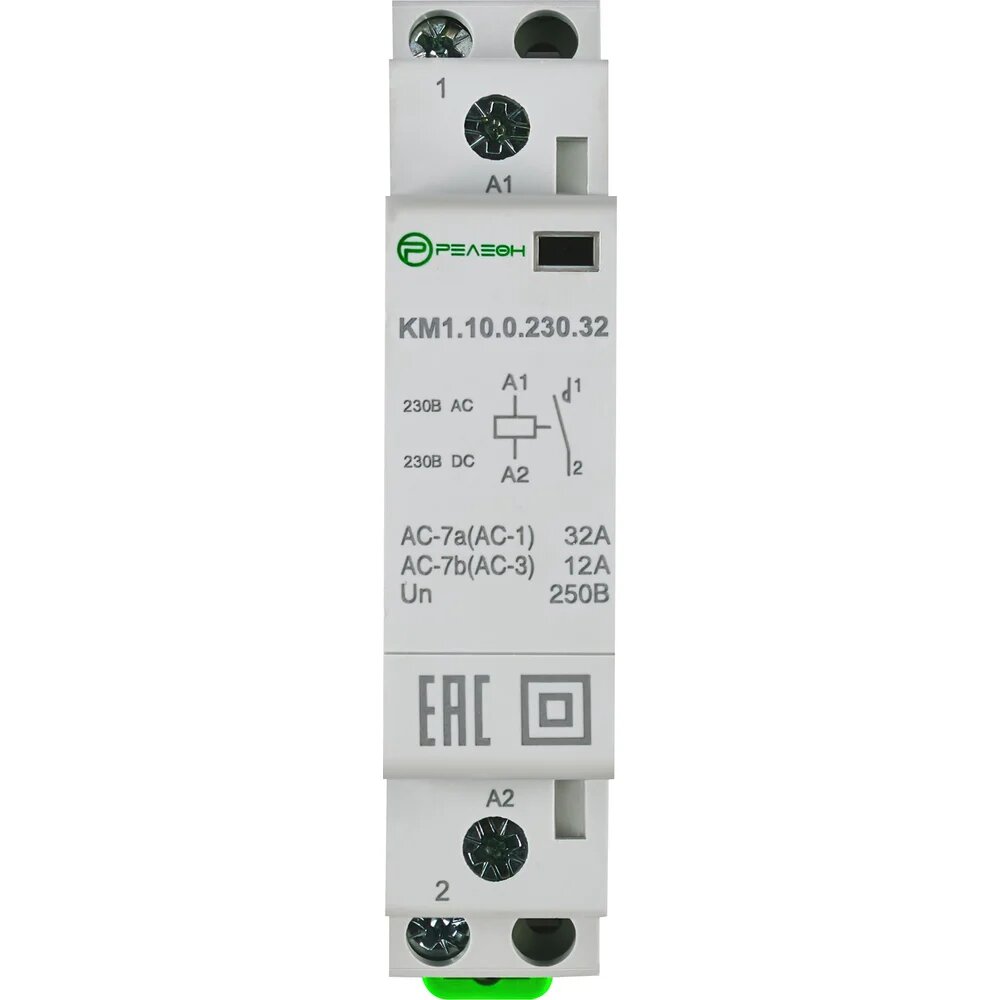 Модульный контактор релеон 1НО контакт 32А; 230В AC/DC; KM110023032