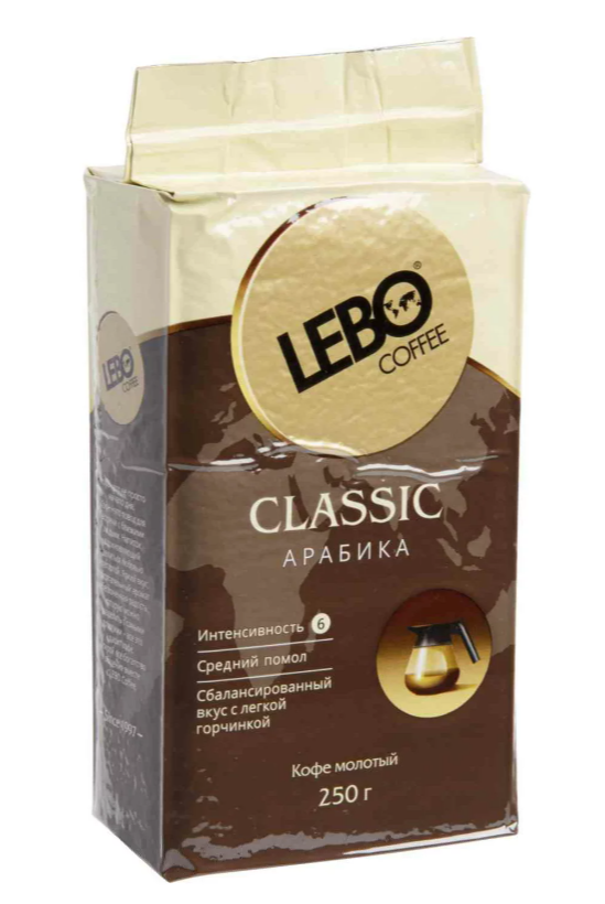 Кофе Lebo Classic молотый, 250 г