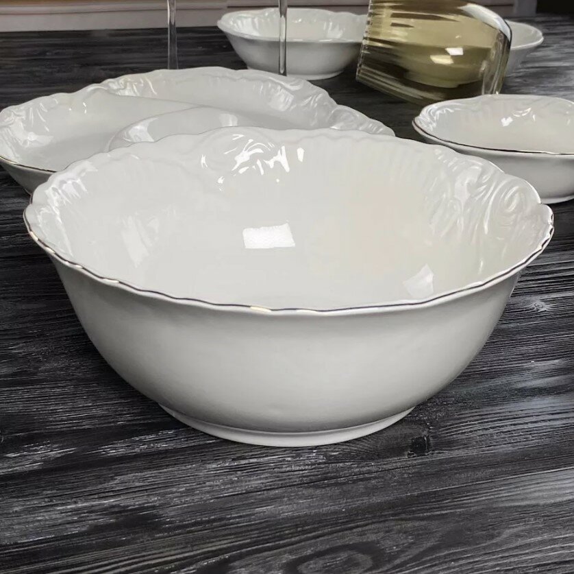 Салатник 23х23х9см аврора Фарфор 305-069 118-305-069