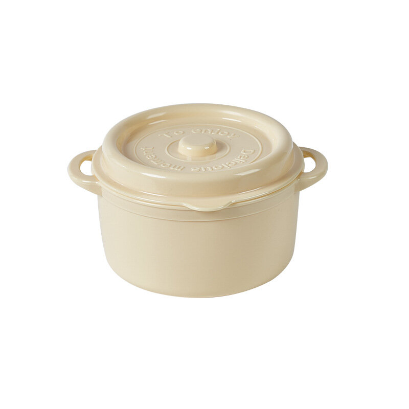 Контейнер для хранения в холодильнике с функцией сохранения свежести, нагреваемый герметичный контейнер, бенто-бокс, фруктовый контейнер, ланч-бокс, эмалированный ретро